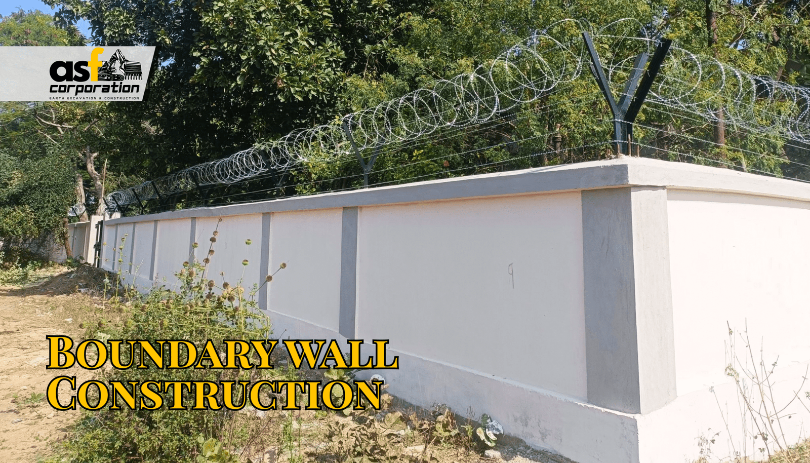 Boundary Wall Construction Services – Durable & Secure Solutions