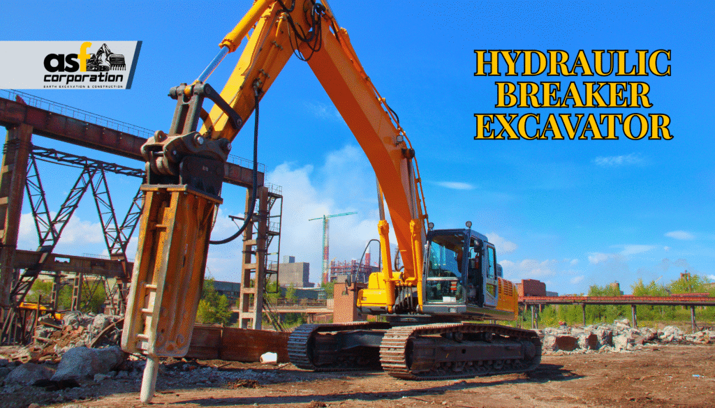Hydraulic Breaker Excavator Services | ASF Corporation