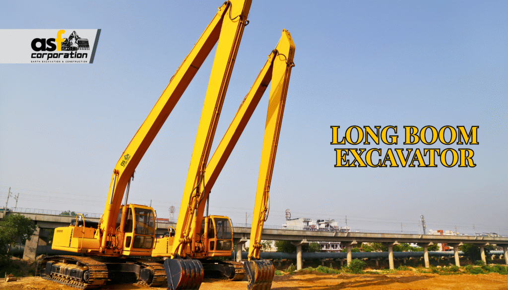 Long Boom Excavator Services | ASF Corporation
