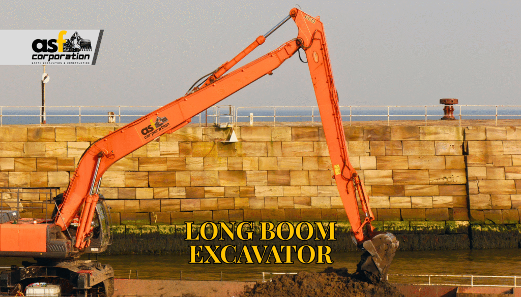 Long Boom Excavator Services | ASF Corporation